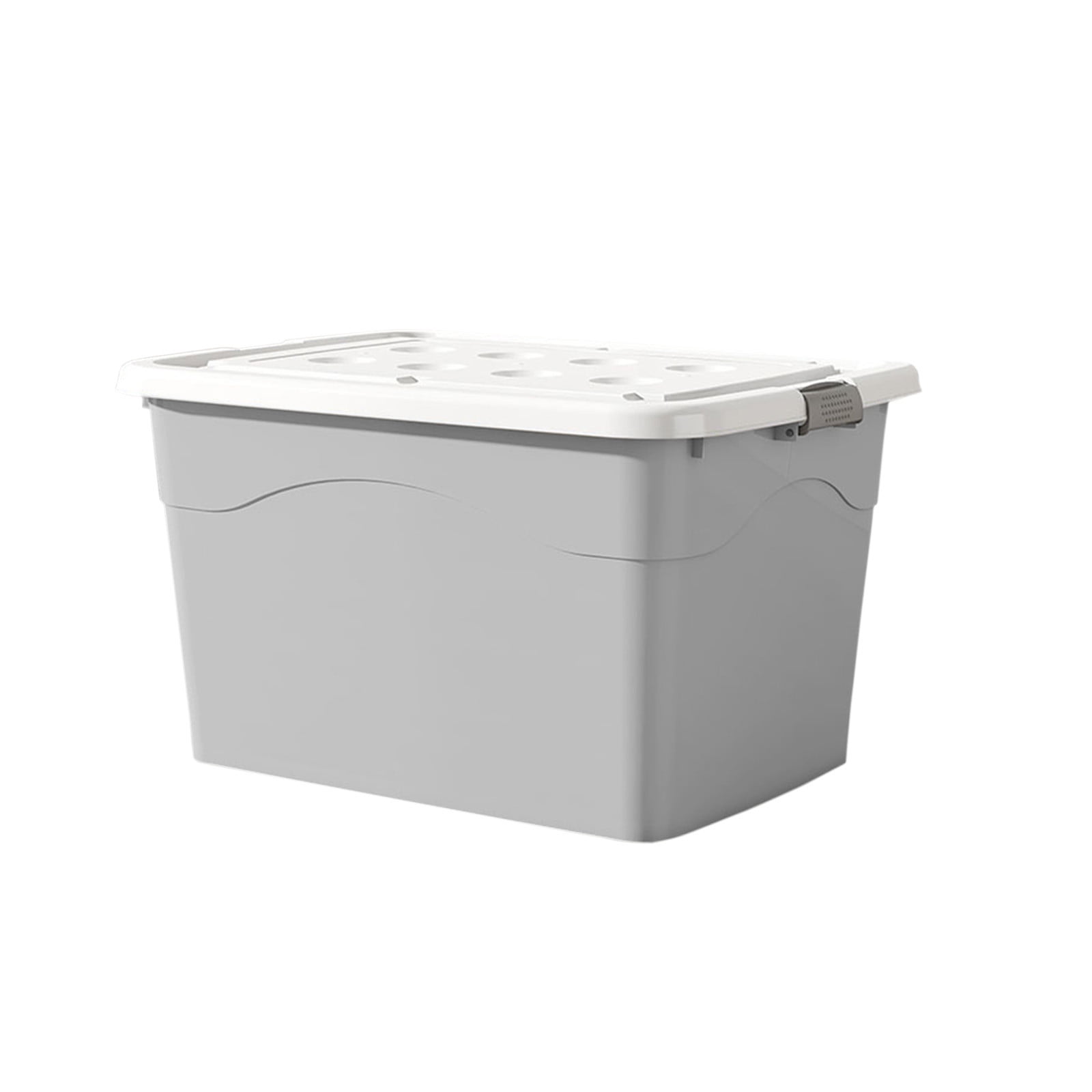 Harlier Stackable Plastic Storage Bins with Lids, Plastic Container ...