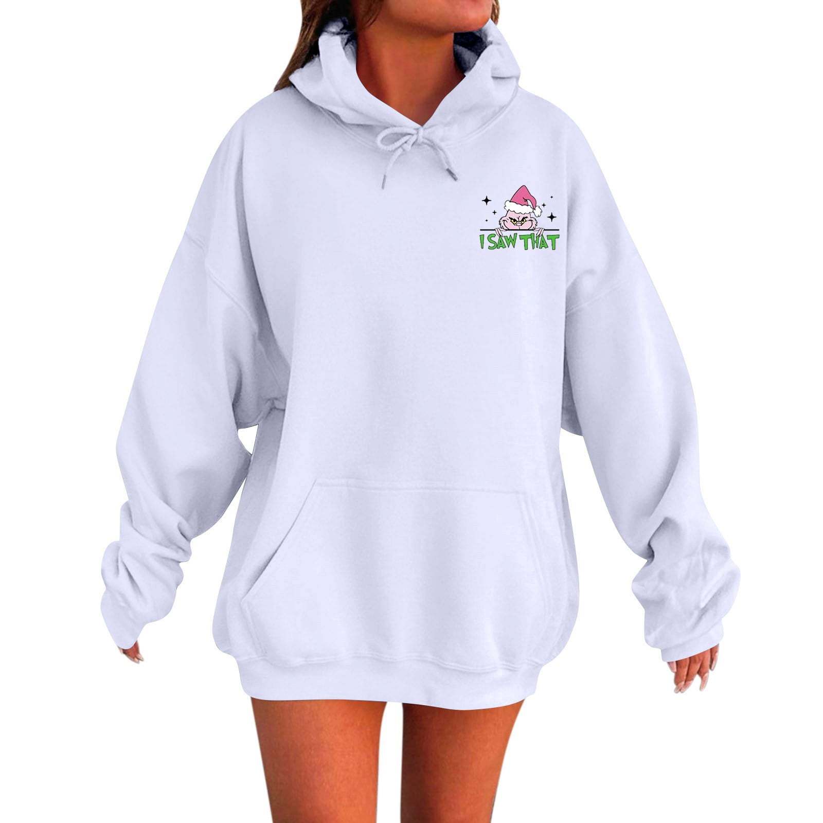 KYGABAK Grinch Hoodie for Women Grinch Christmas Hoodies Grinch Hoodie ...