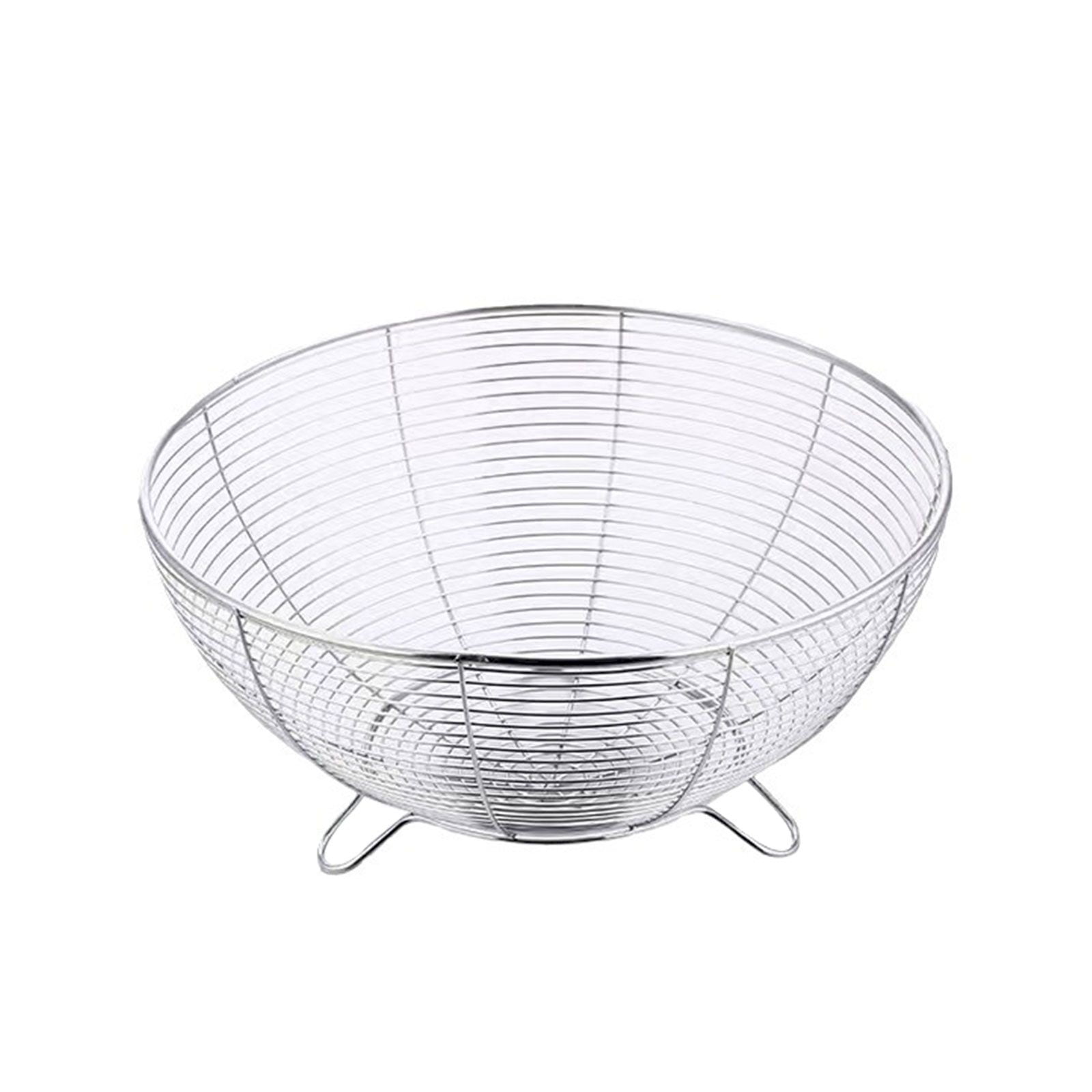 Fruit Basket for Kitchen Counter - Durable Plastic Storage Bin for ...
