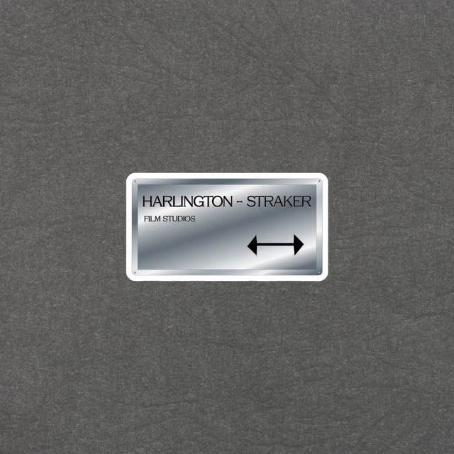 Harlington Straker Film Studios Car Park Directional Signphone Decal ...