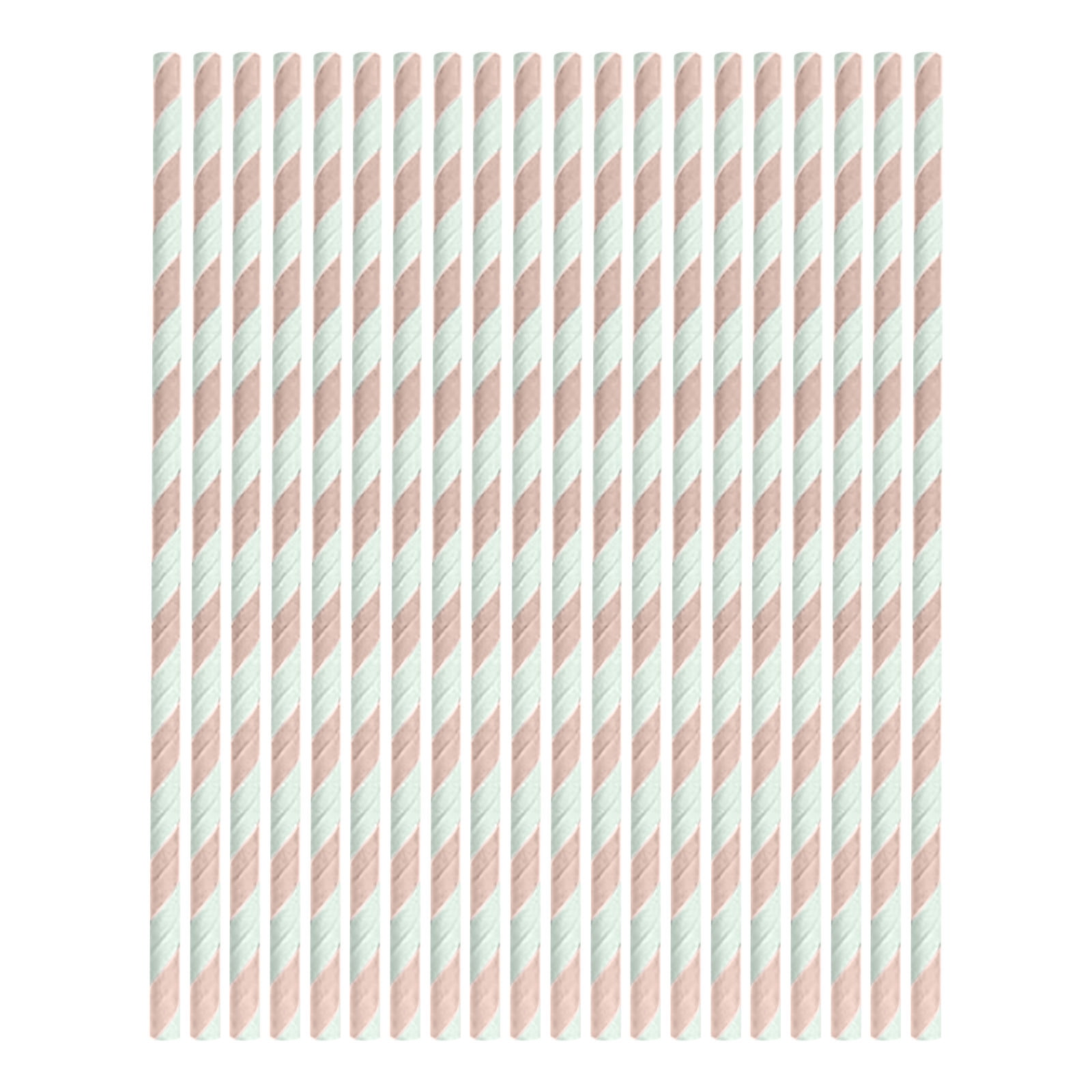 Harliver 100 Pieces Colorful Paper Straws, Disposable Party Straws Cake ...