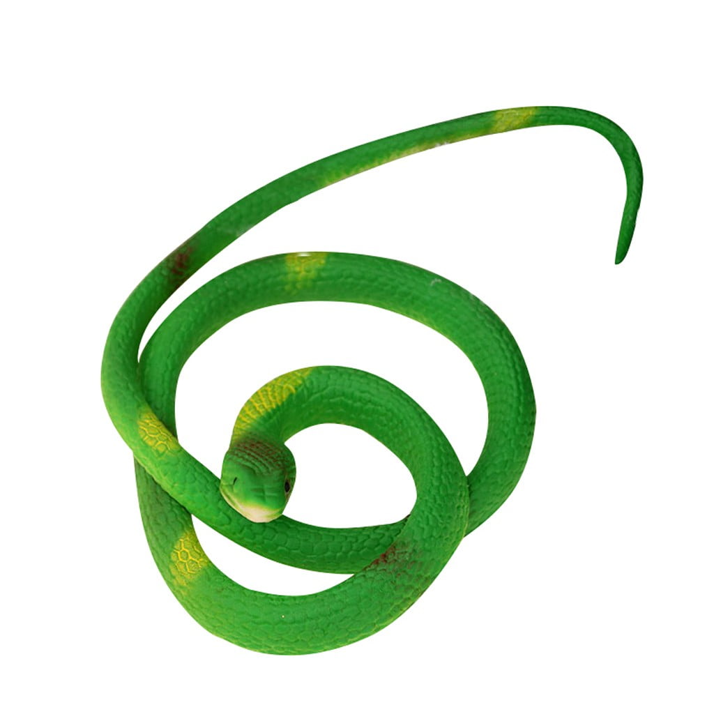 Harliver 27 Inch Realistic Plastic Snakes Fake Snakes, Halloween ...