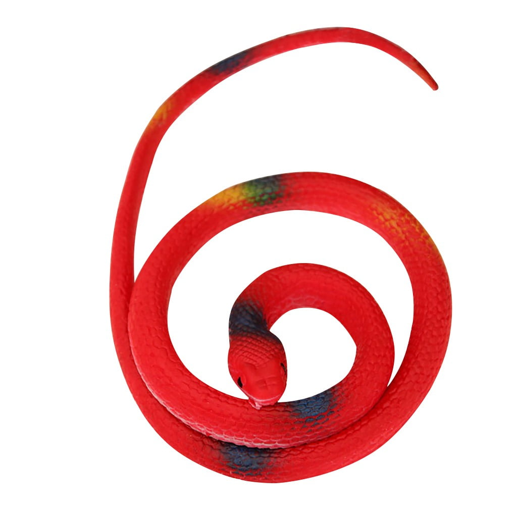 Harliver 27 Inch Realistic Plastic Snakes Fake Snakes, Halloween ...