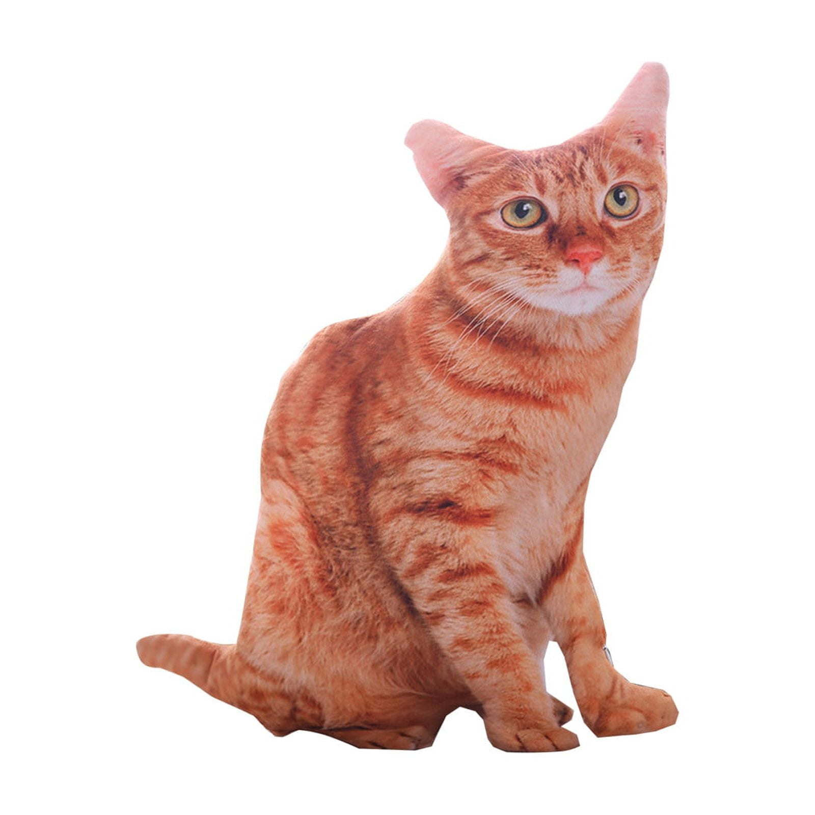 Harliver 3D Animal Cat Shaped Accent Pillows, Decorative Cushions ...
