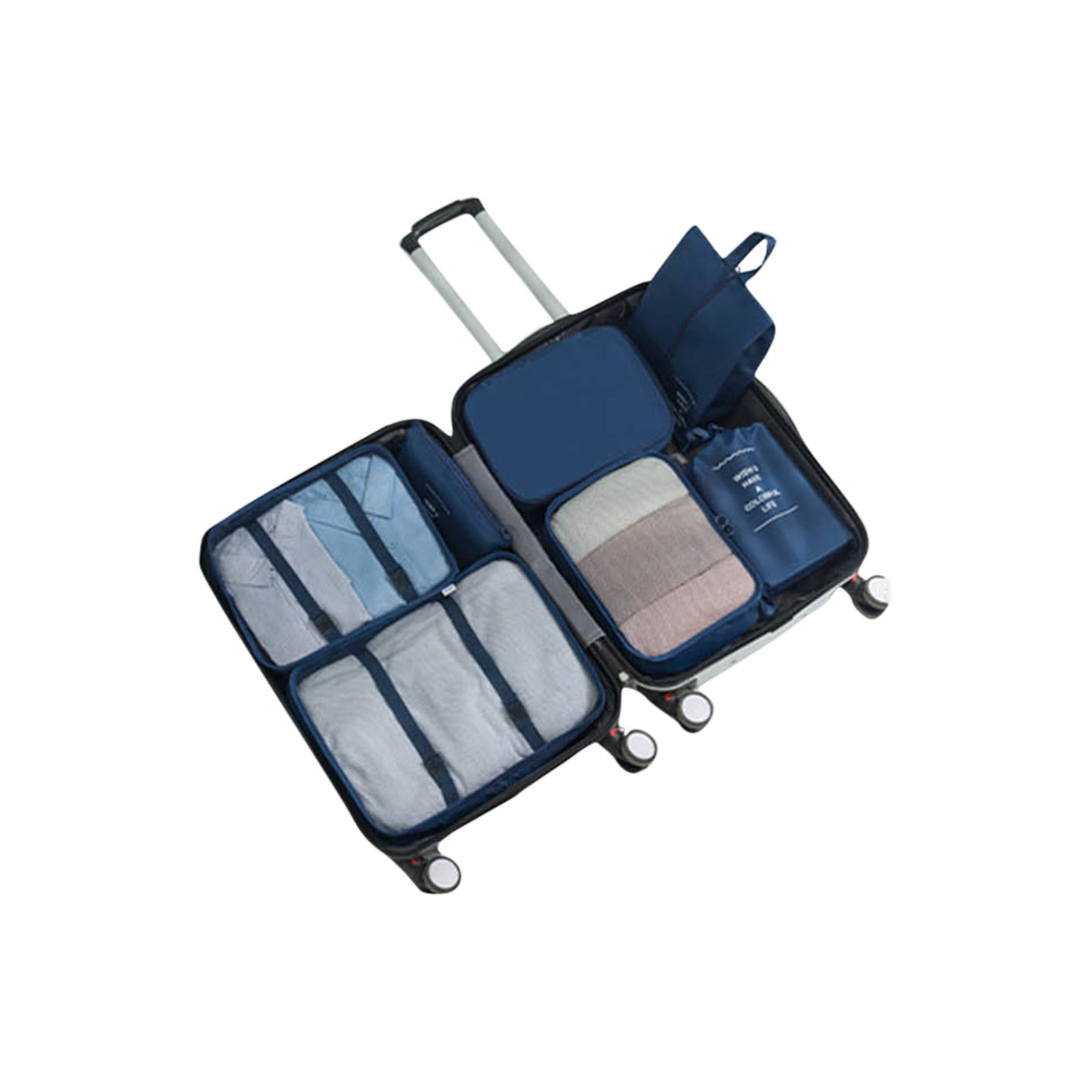 Harliver 7 Set Packing Cubes for Suitcases,Travel Luggage Packing ...
