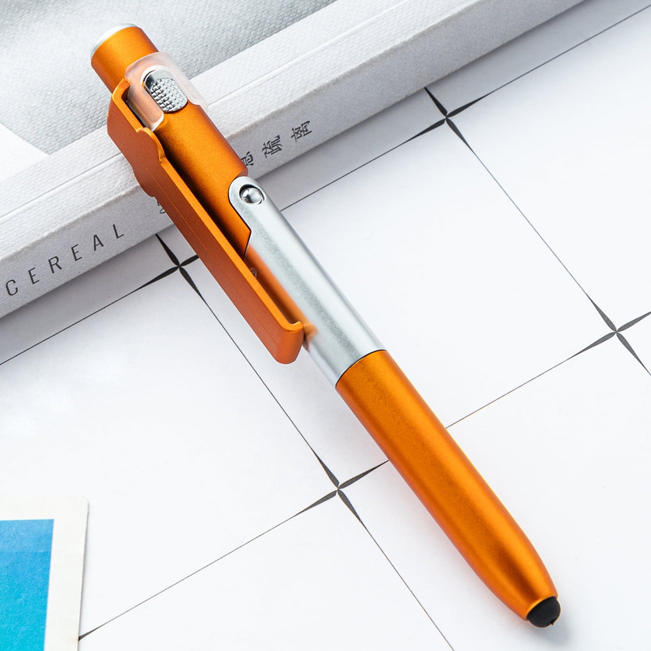 Harliver Ballpoint Pen 4-in-1 Stylus Ballpoint Pen with Stylus tip ...