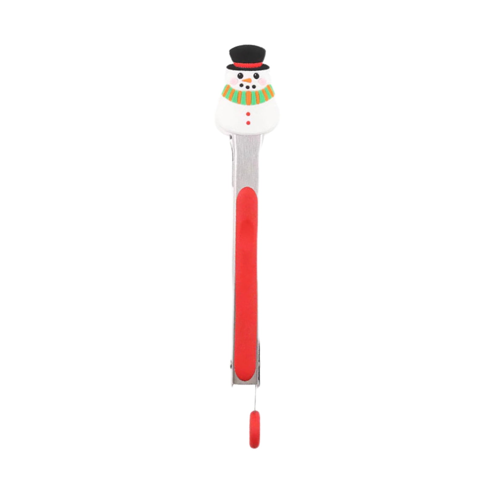 Harliver Christmas Silicone Mini Tongs,10 Inch Christmas Style Tongs ...