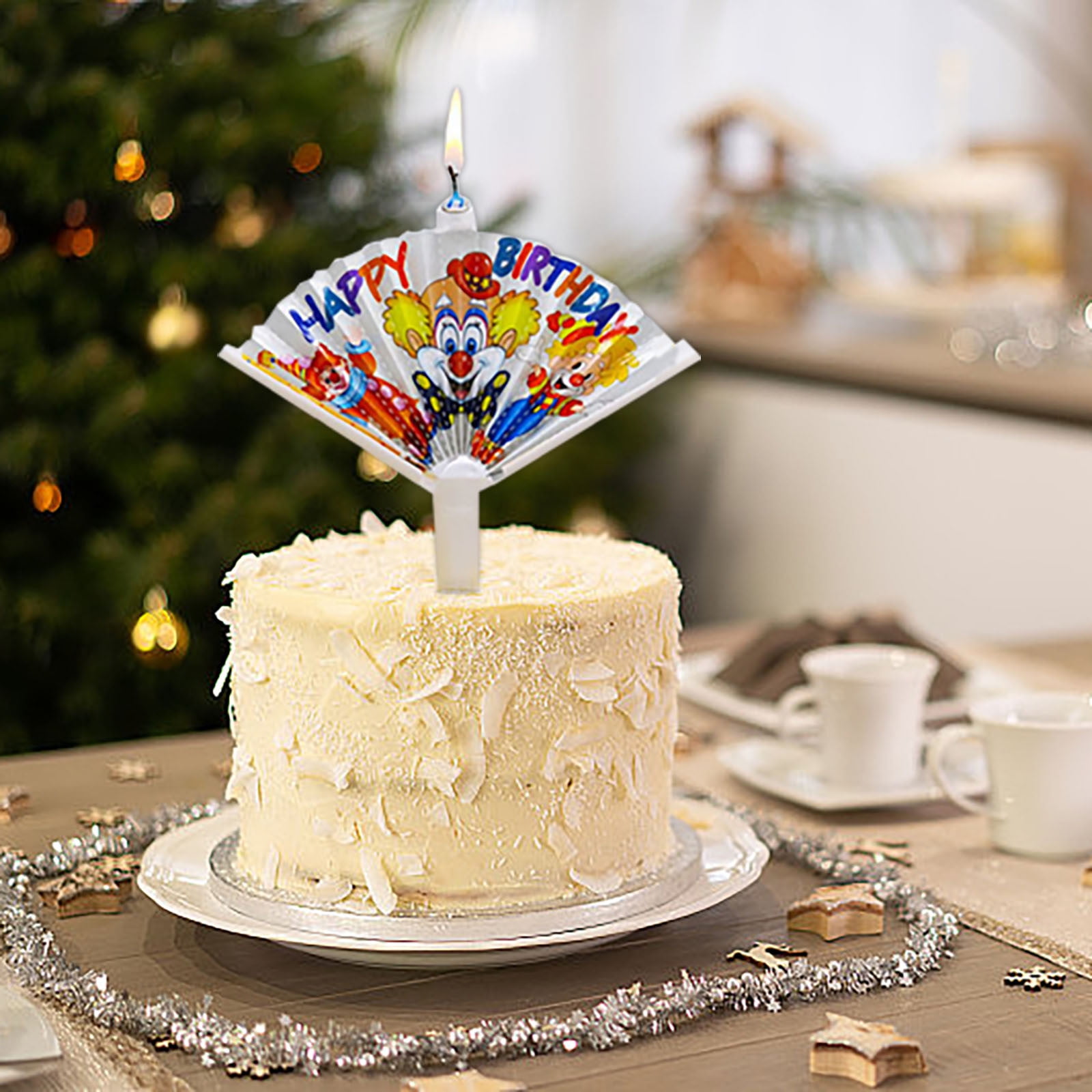 Harliver Clown Surprise Candle, Surprise Banner Birthday Candle, Circus ...