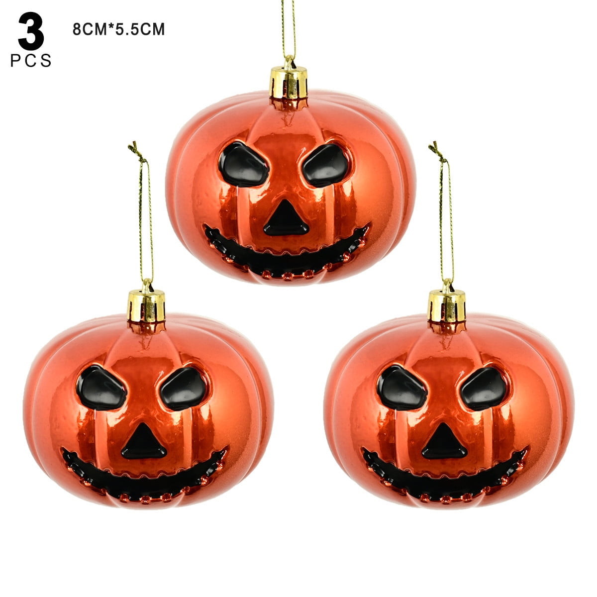 Harliver Halloween Hanging Pumpkin Ornaments Spooky Mini Halloween Ball ...