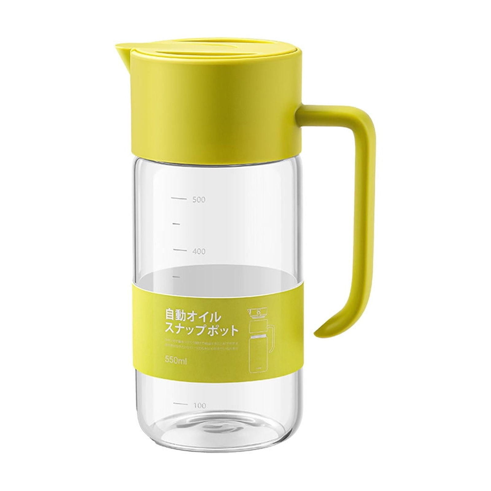 Harliver High Borosilicate Glass Oil Dispenser Bottle with Automatic ...