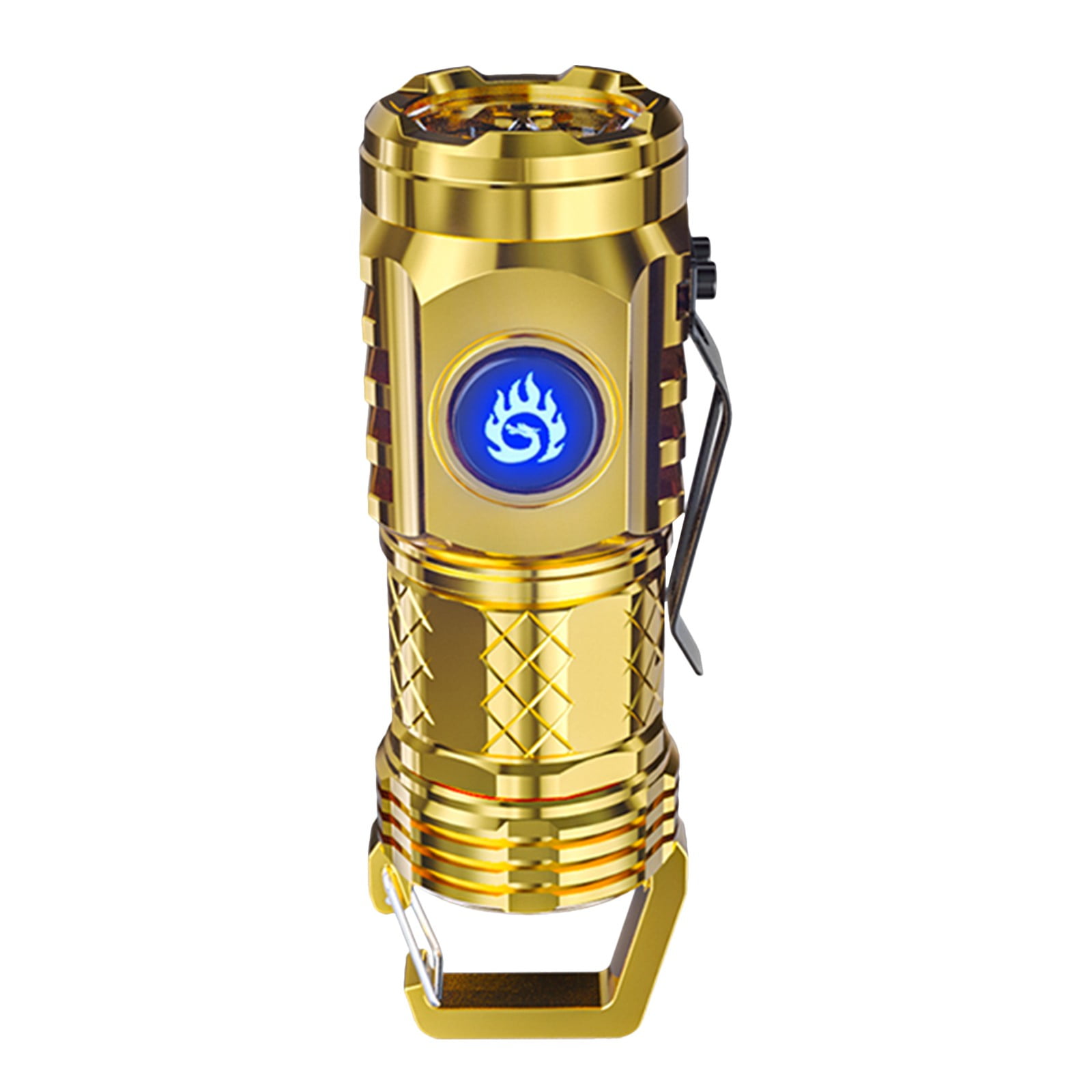 Harliver Led Flashlight Rechargeable USB Torch Mini Small Light Super ...