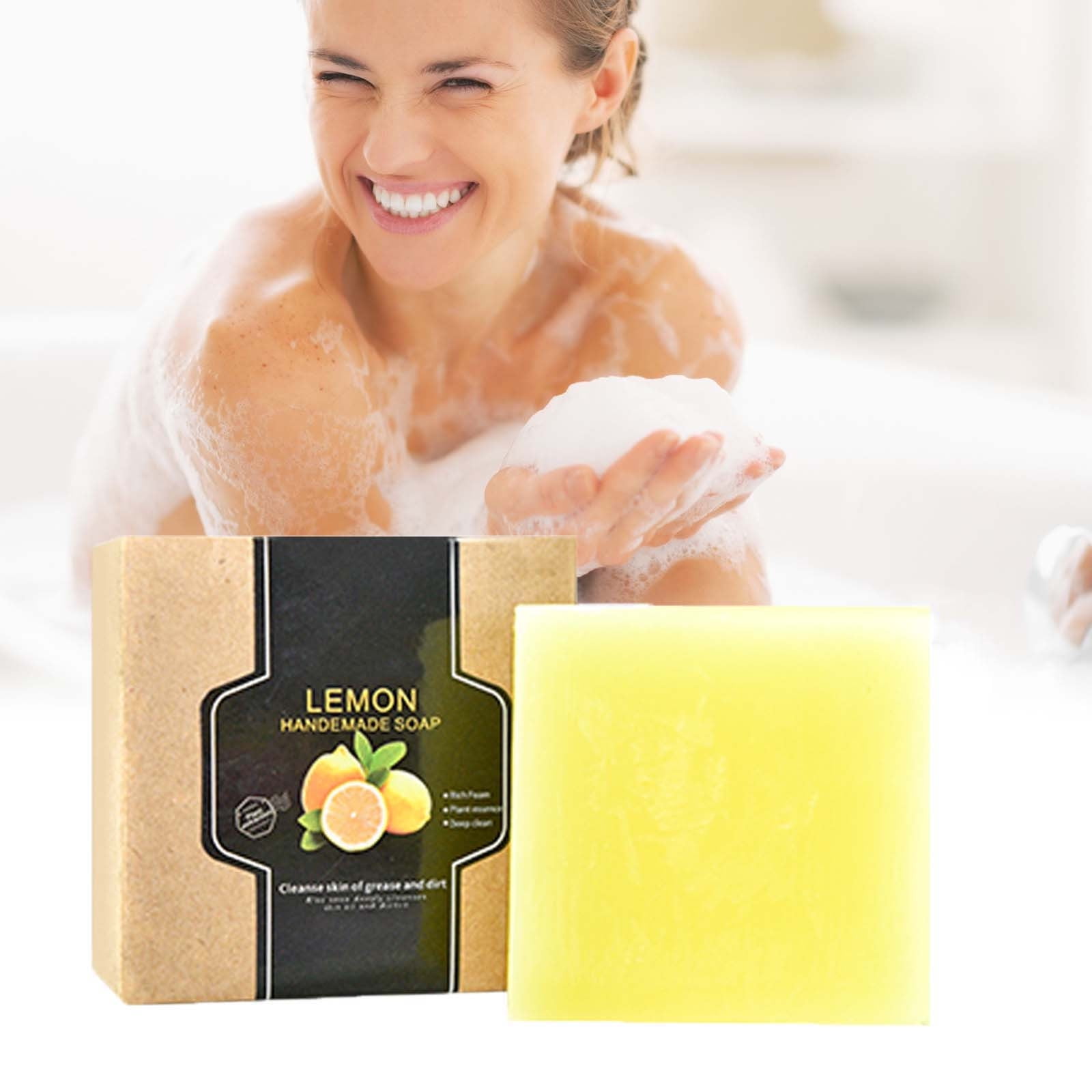 Harliver Lemon Drop Scented Bar Soap, Natural Soap Bar For Men and ...