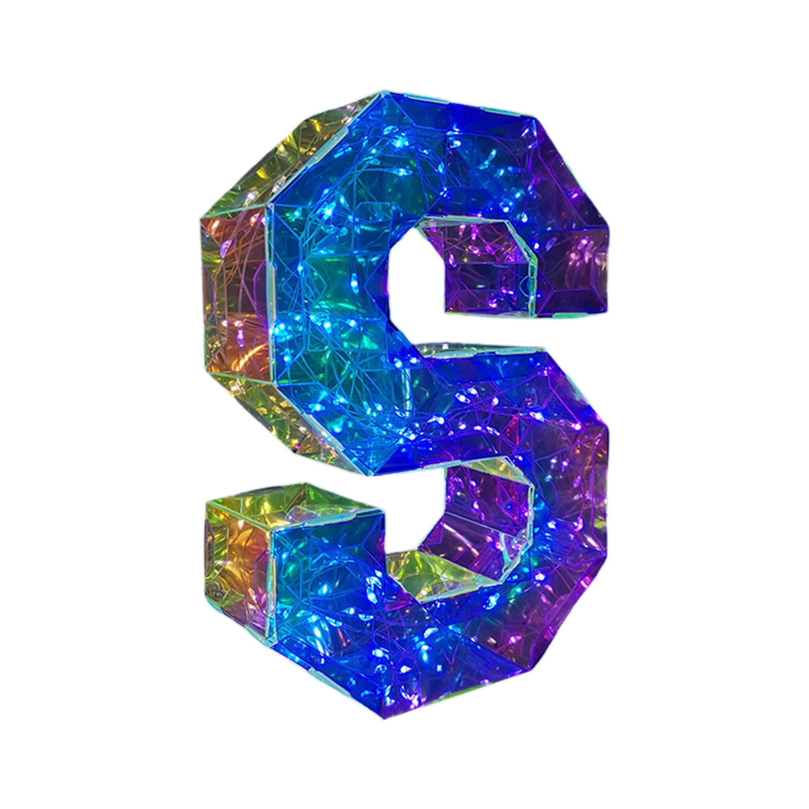 Harliver Light Up Colorful LED Letter lights, Colorful Changing ...