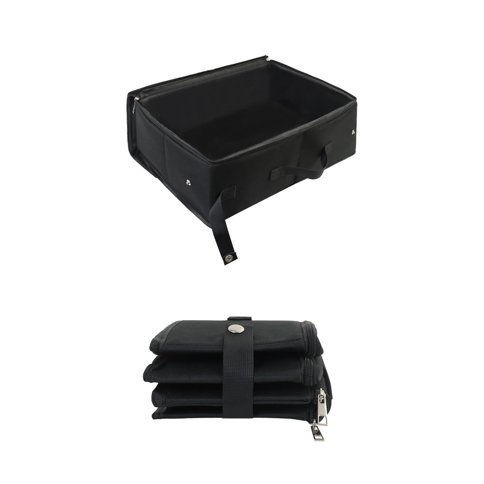 Harliver Portable Cat Travel Litter Box with Zipped Lid, Foldable ...