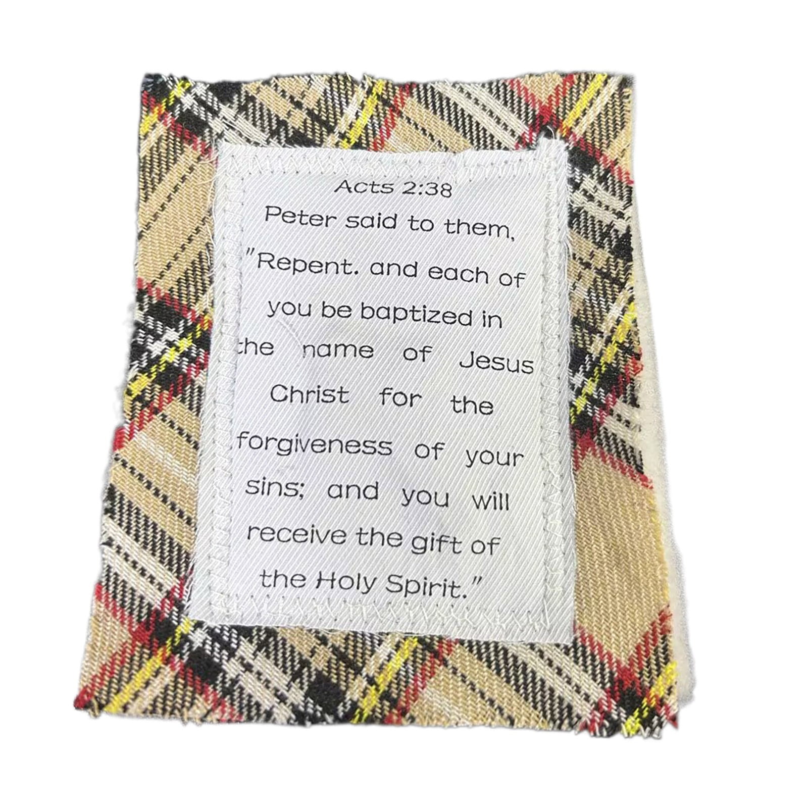 Harliver Prayer Quilt with Cross Inside, Handmade Sew Individually ...