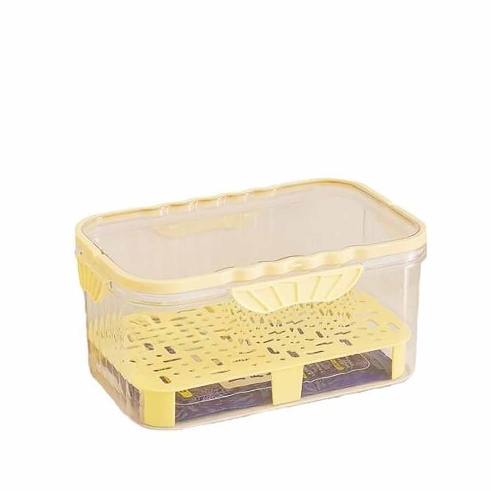 Harliver Snackle Box Container with Lid and Handle Portable ...