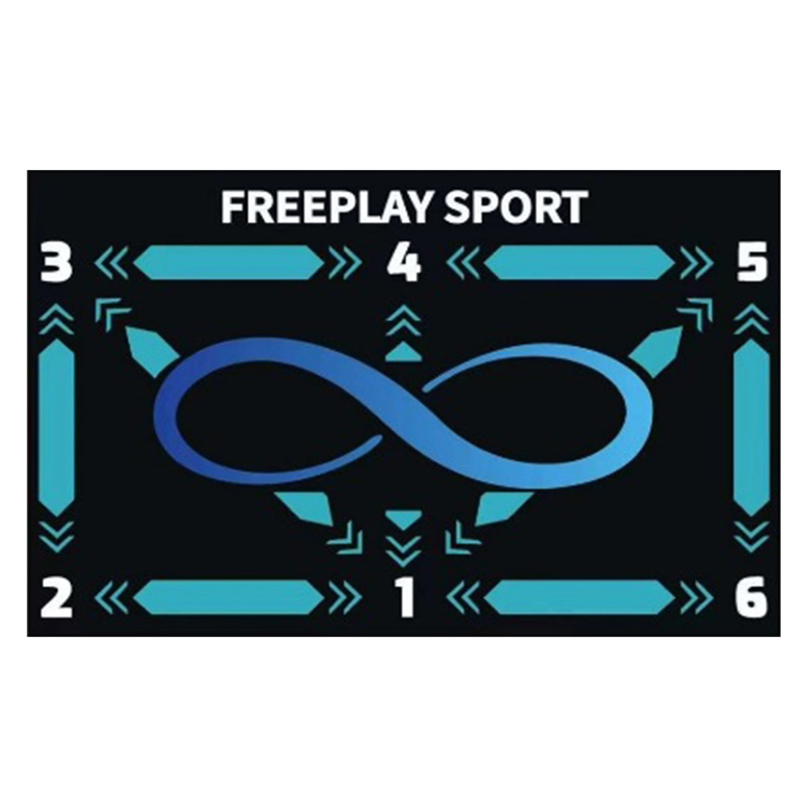 Harliver Soccer Training Mat, Soccer Footstep Training Equipment Mat ...