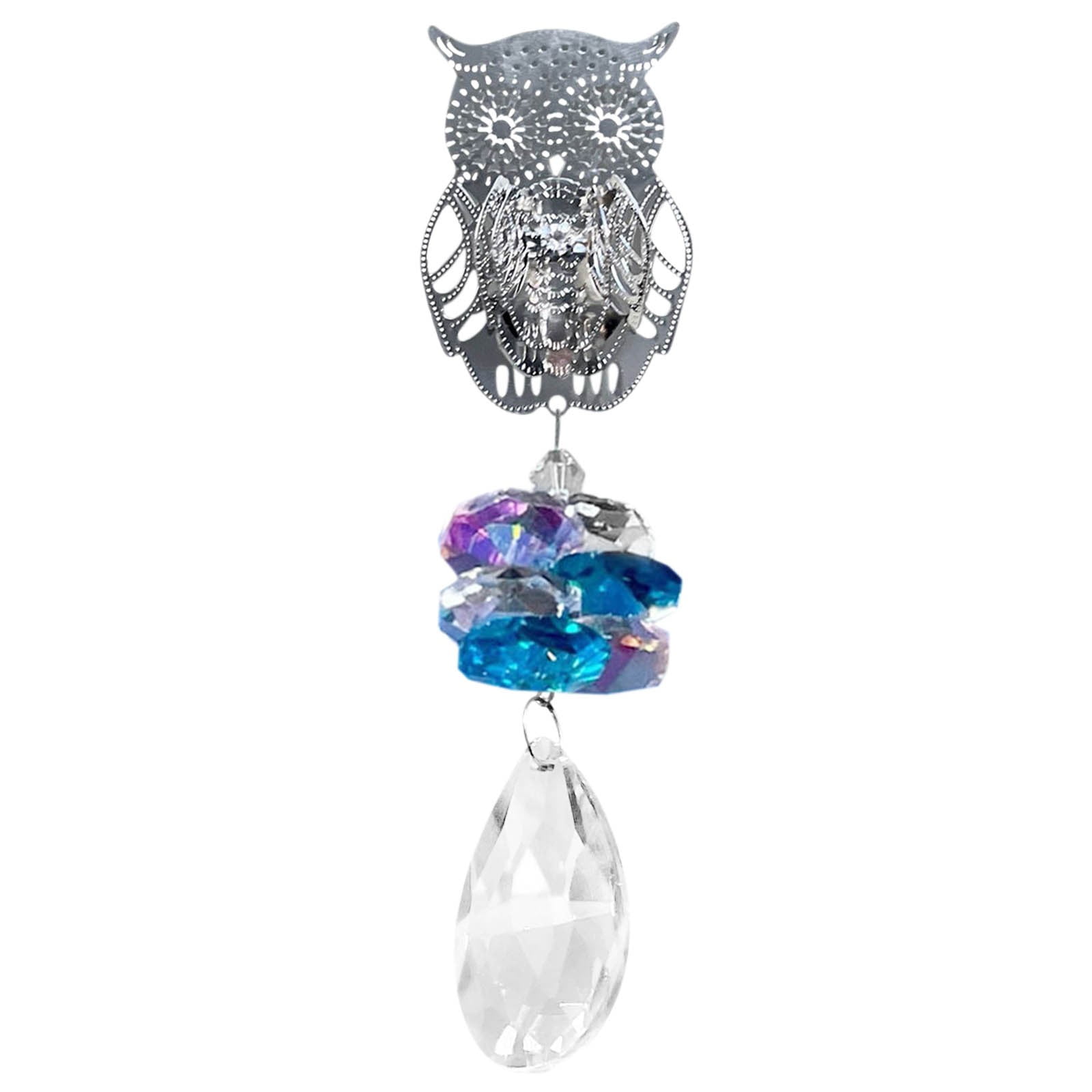 Harliver Suncatchers Owl Sun Catcher, Crystals Prisms Ball Hanging for ...