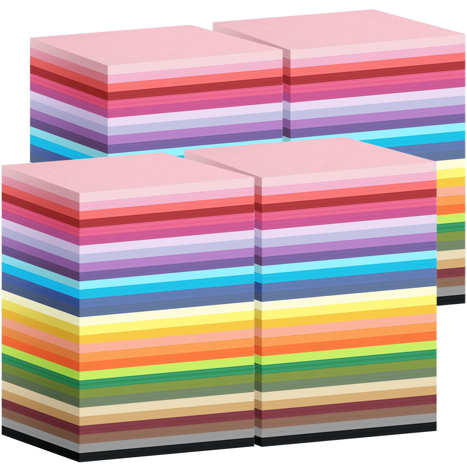 Harloon 3000 Sheets Assorted Colored Tissue Paper - 30 Pack - 11.5 x 8 ...