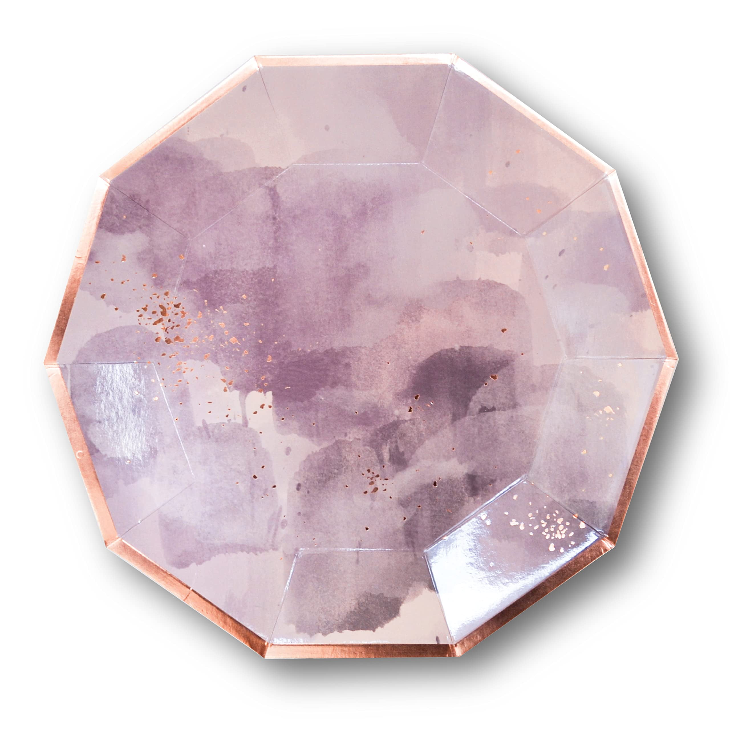 Harlow & Grey Amethyst OIF8 Large Party Plates Set, 8 Pack, 9.75 ...