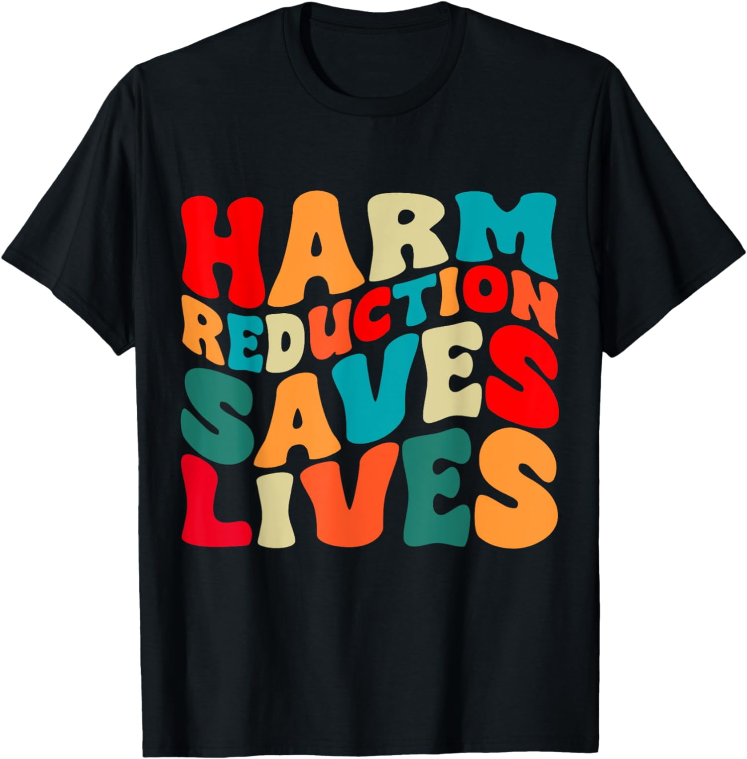 Harm Reduction Save Lives Overdose Awareness saving Vintage T-Shirt ...