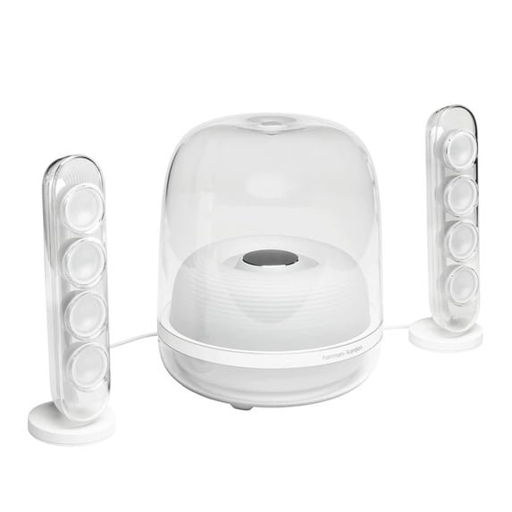 Harman Kardon SoundSticks IV Wireless Bluetooth Speaker System (White ...