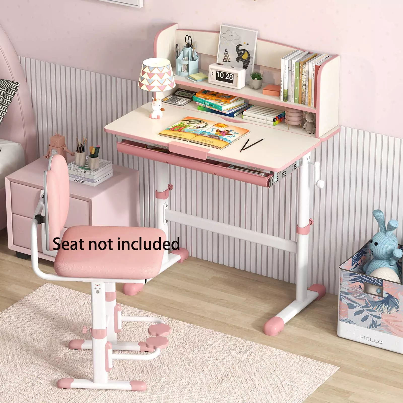 Harmijoy Kids Multi Functional Learning Activity Table, Pink - Walmart.com