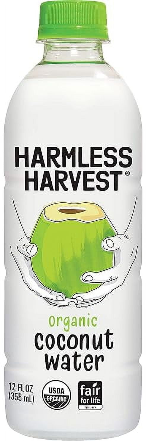 Harmless Harvest Organic Coconut Water, Original, 12 Fl Oz (Pack of 4 ...