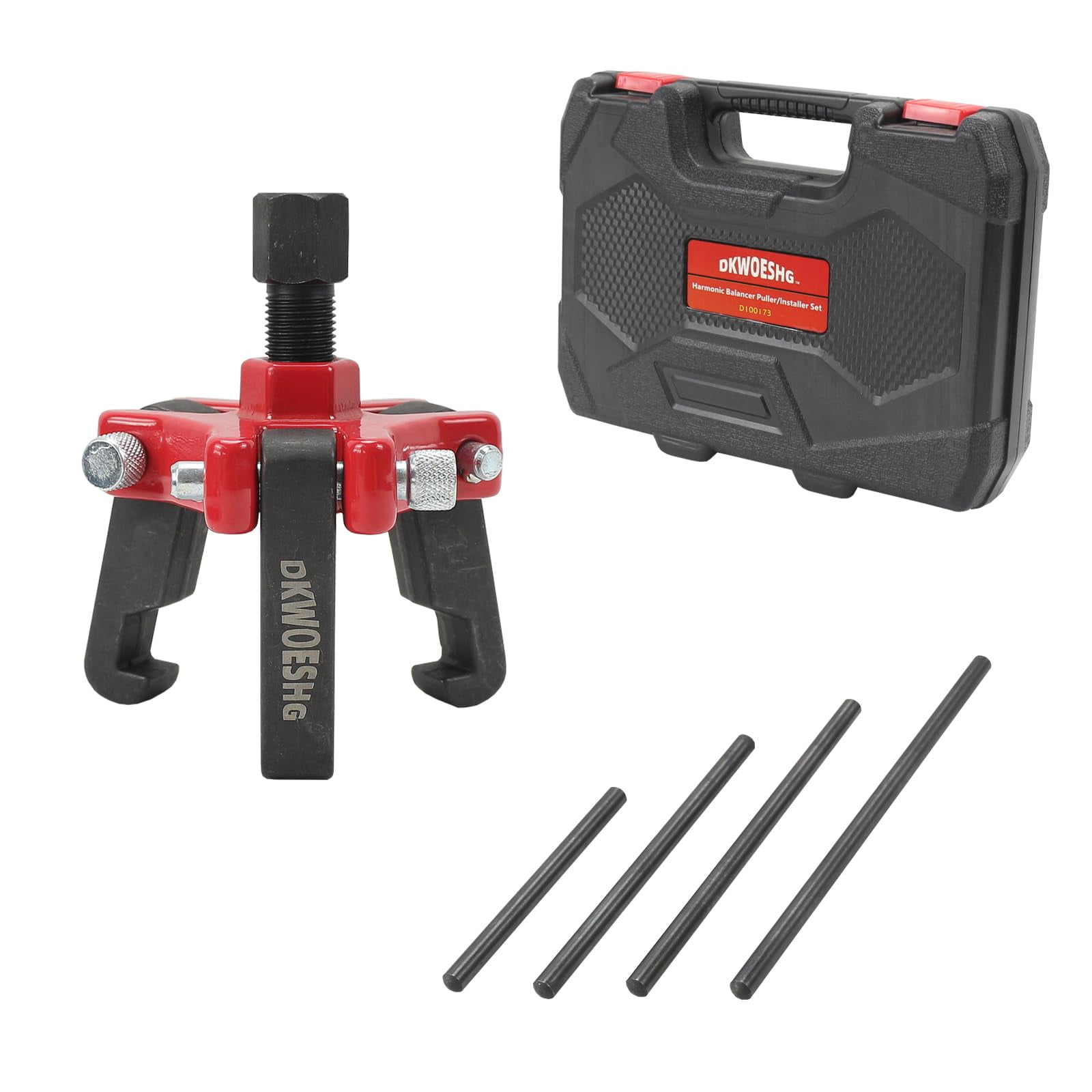 Harmonic Balancer Puller & Crankshaft Pulley Removal Tool Kit - 3 Jaw ...