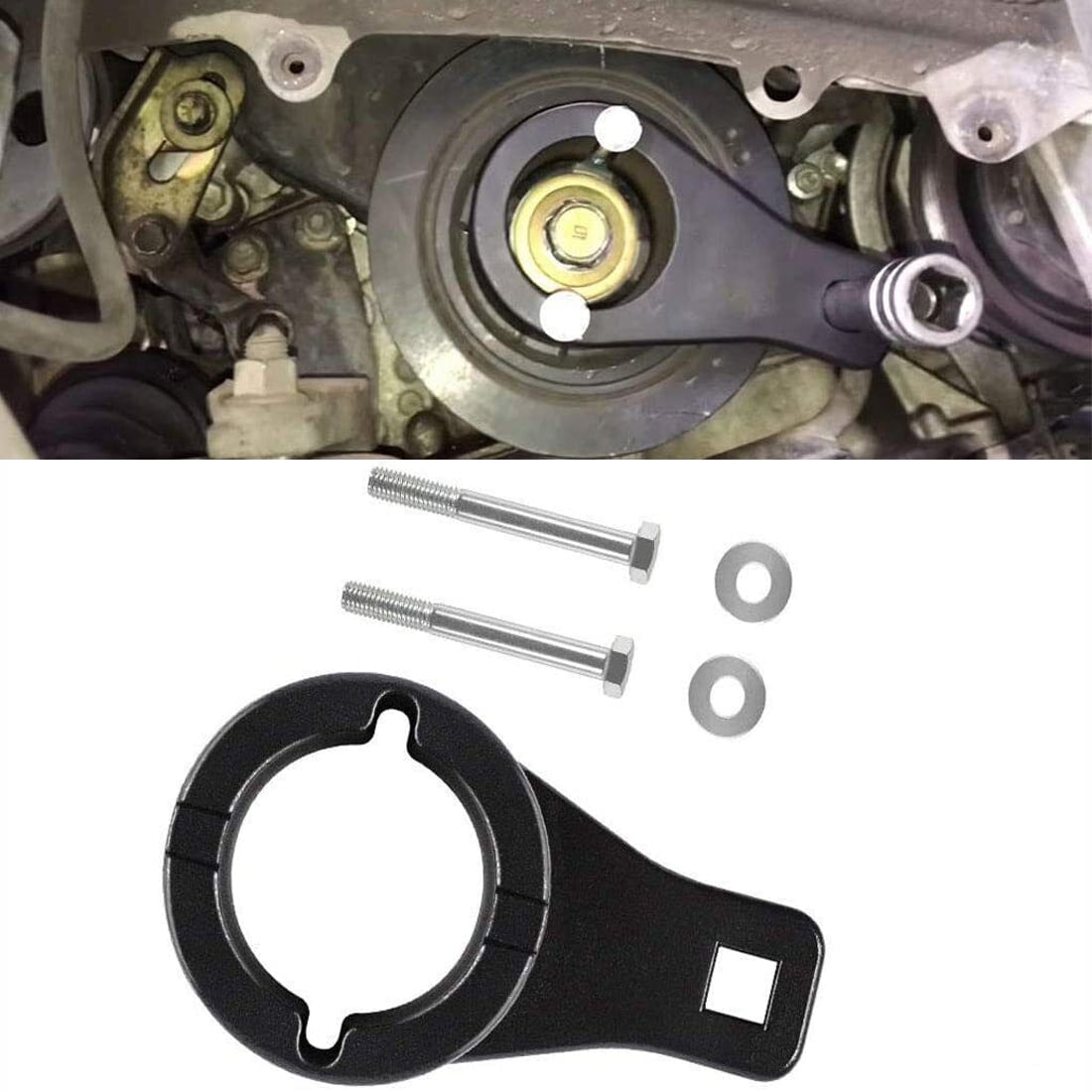 Harmonic Damper Pulley Holding Tool Set Crankshaft Crank Holder For ...