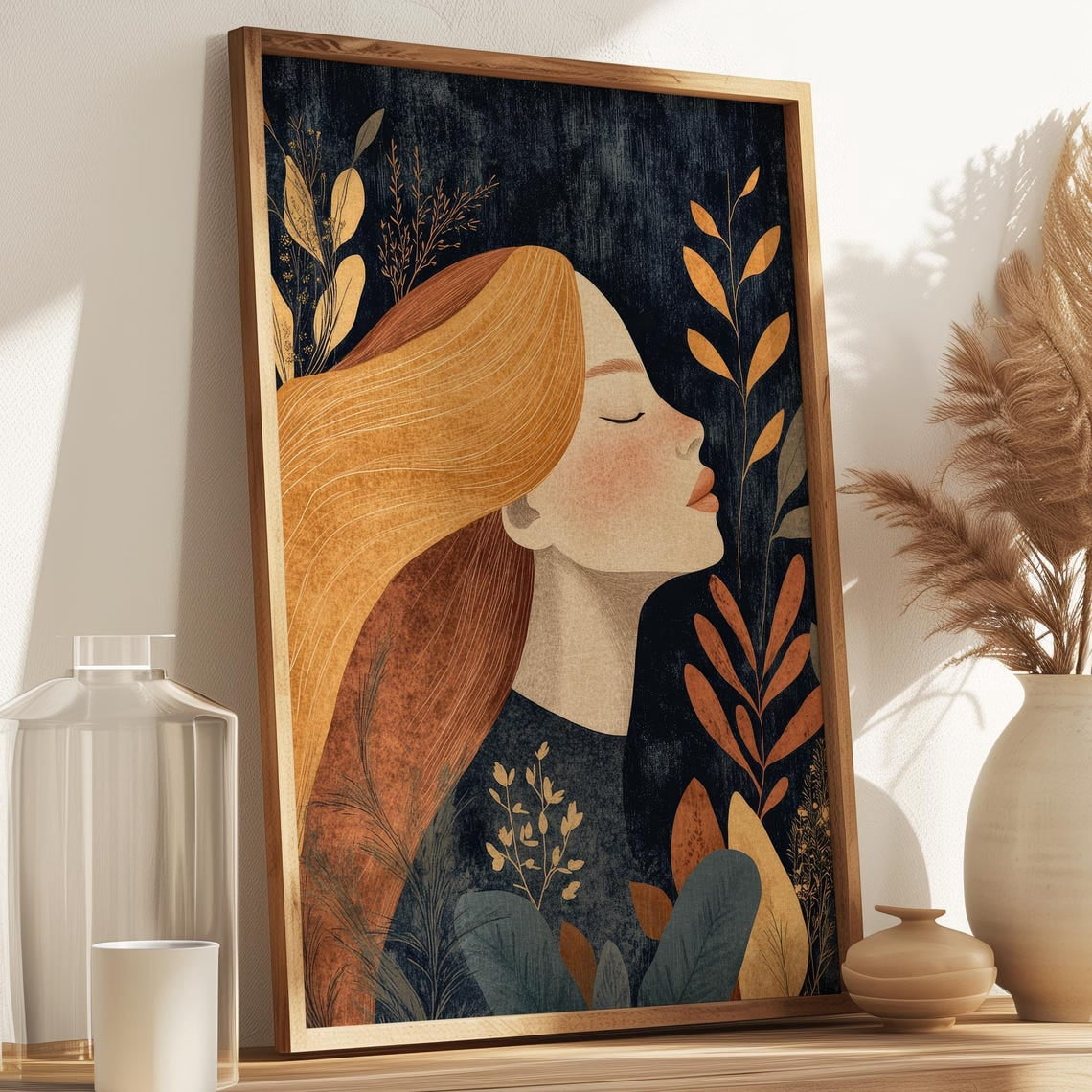 Harmonious Boho Wall Art Nature-Inspired Decor Autumnal Wall Decor ...