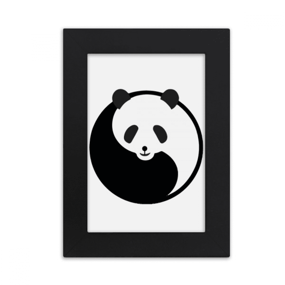 Harmonize Positive Negative Panda Surroundings Desktop Photo Frame ...