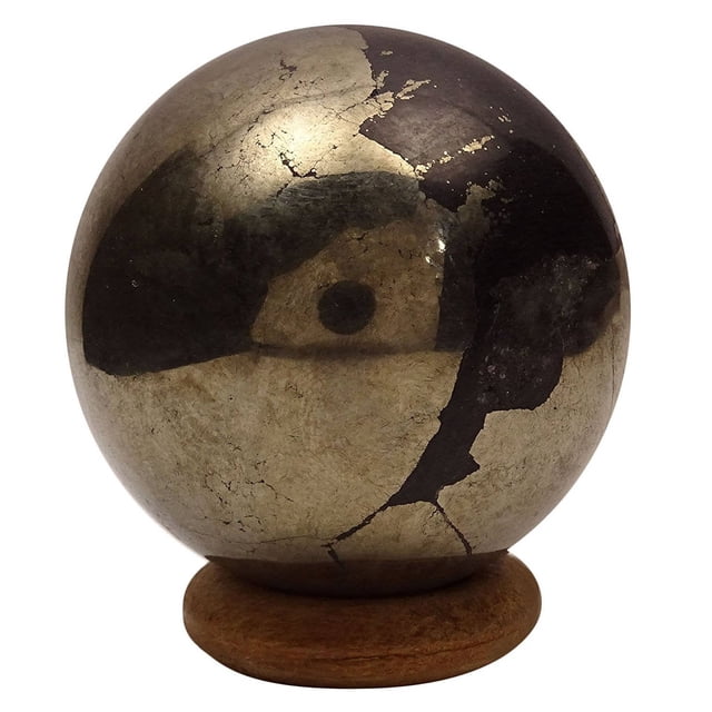 Harmonize Pyrite Stone Mini Sphere Ball Energy Balancing Reiki Healing ...