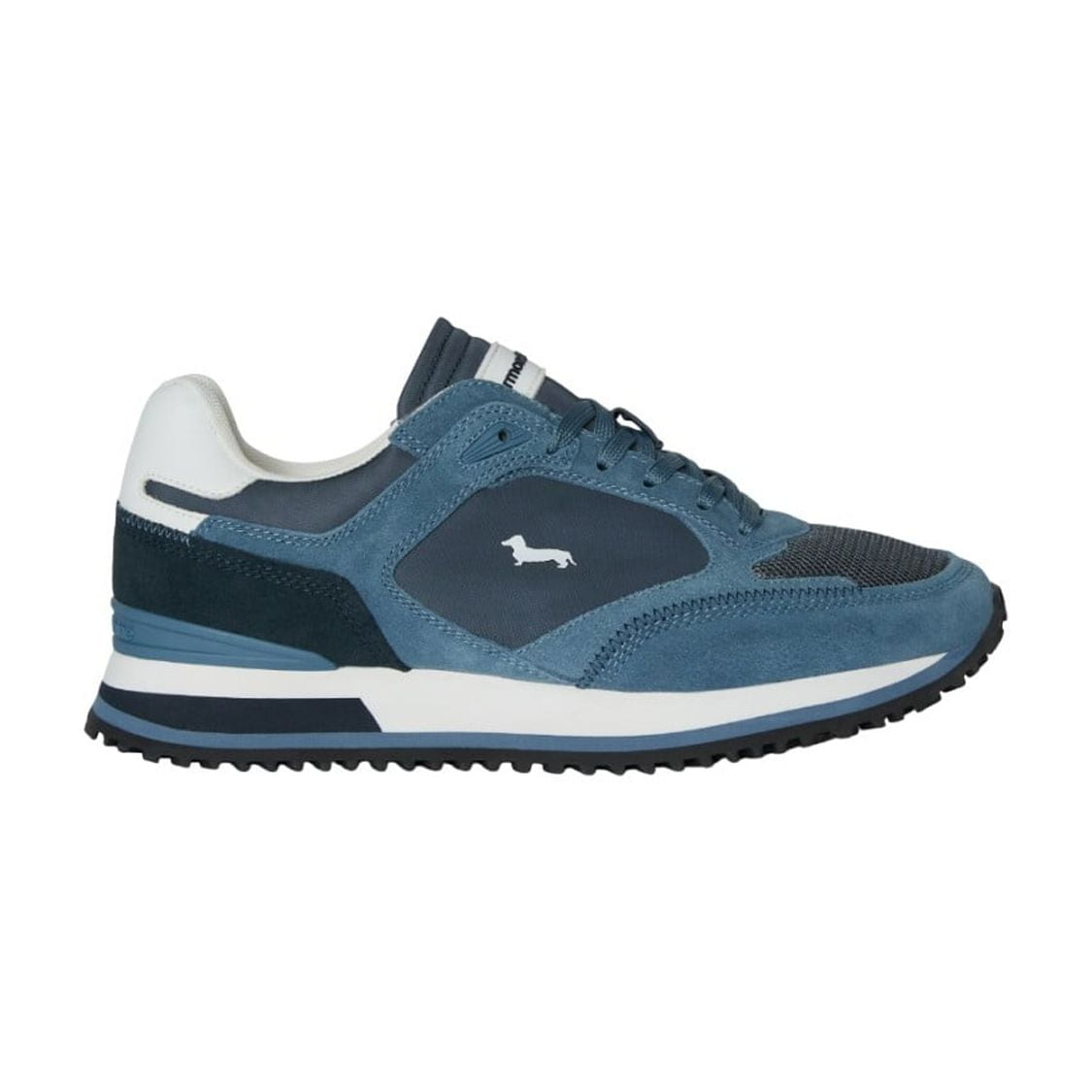 Harmont & Blaine Dynamic Blue Sneakers With Suede Blue (Men's ...