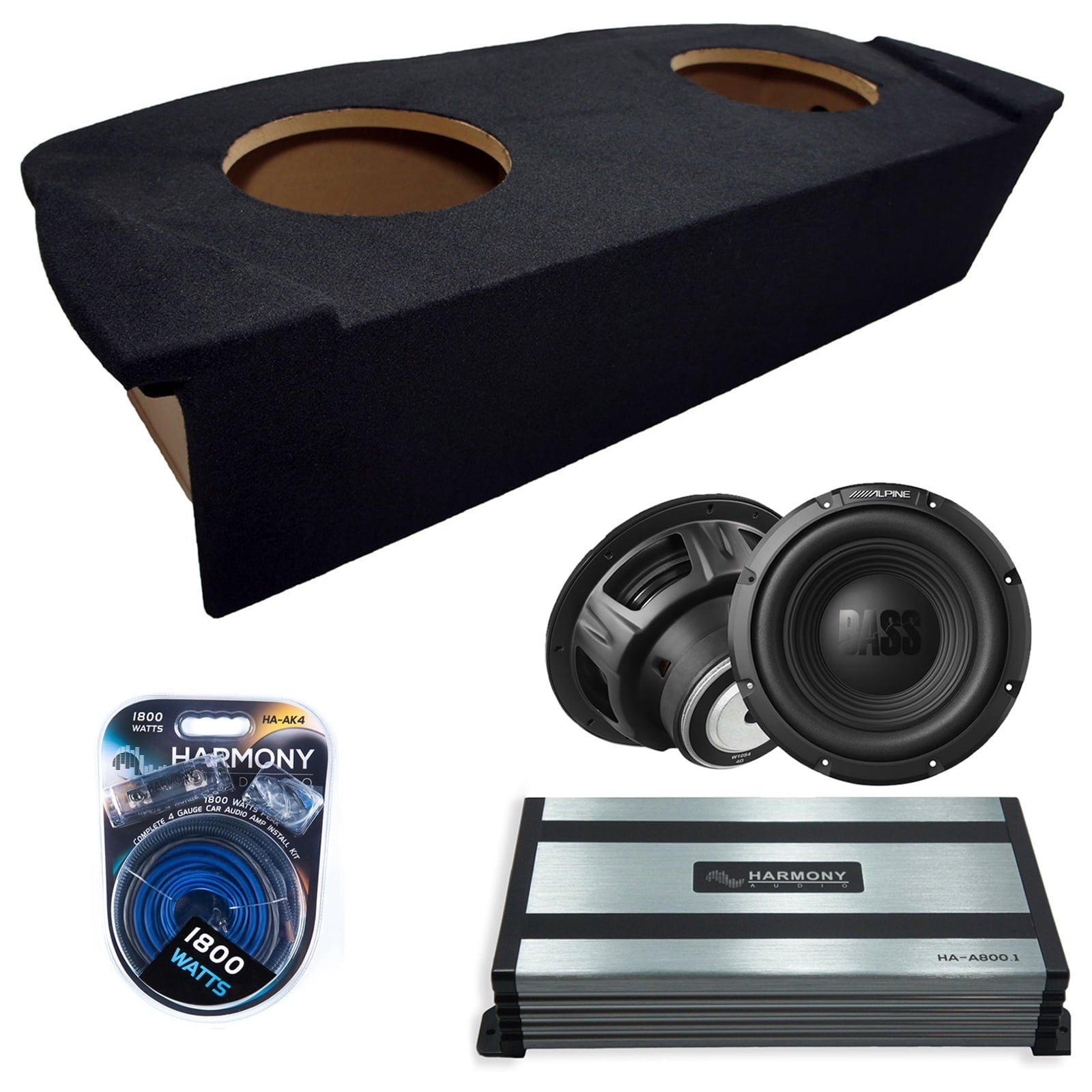 Harmony Audio Alpine fits 03-08 Nissan 350Z Coupe W10S4 Dual 10 ...