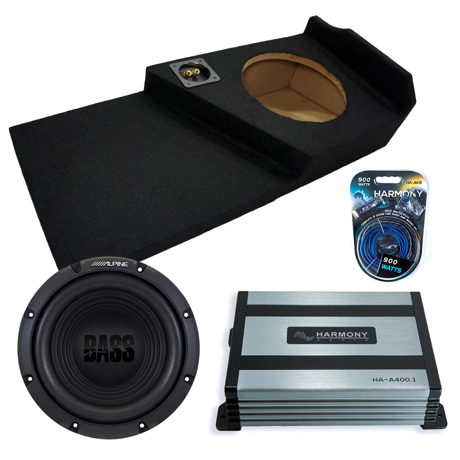Harmony Audio Alpine fits 14-18 Chevy Silverado Cab W10S4 Single 10 ...