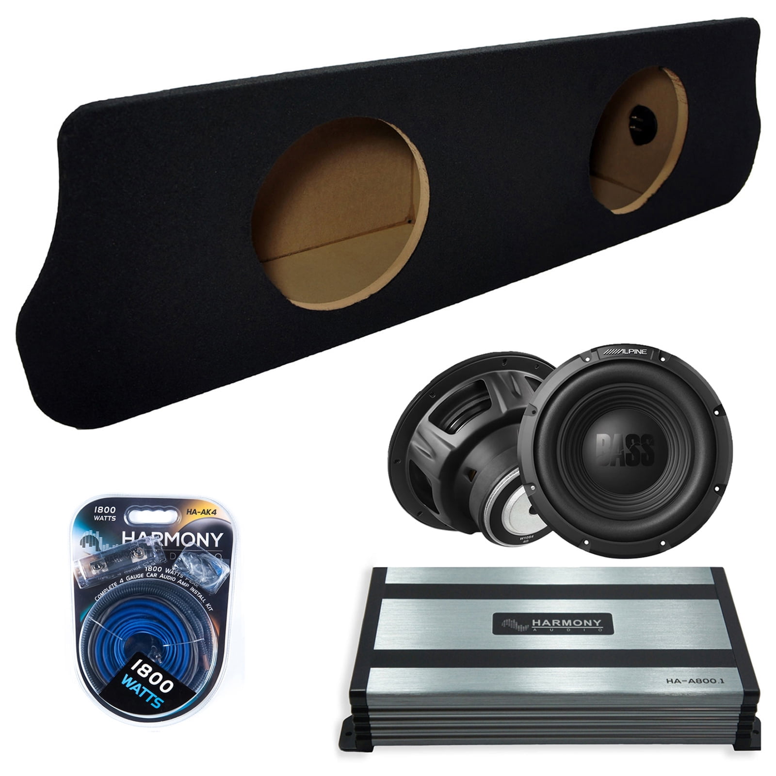 Harmony Audio Alpine fits 94-04 Ford Mustang Coupe W12S4 Dual 12 ...