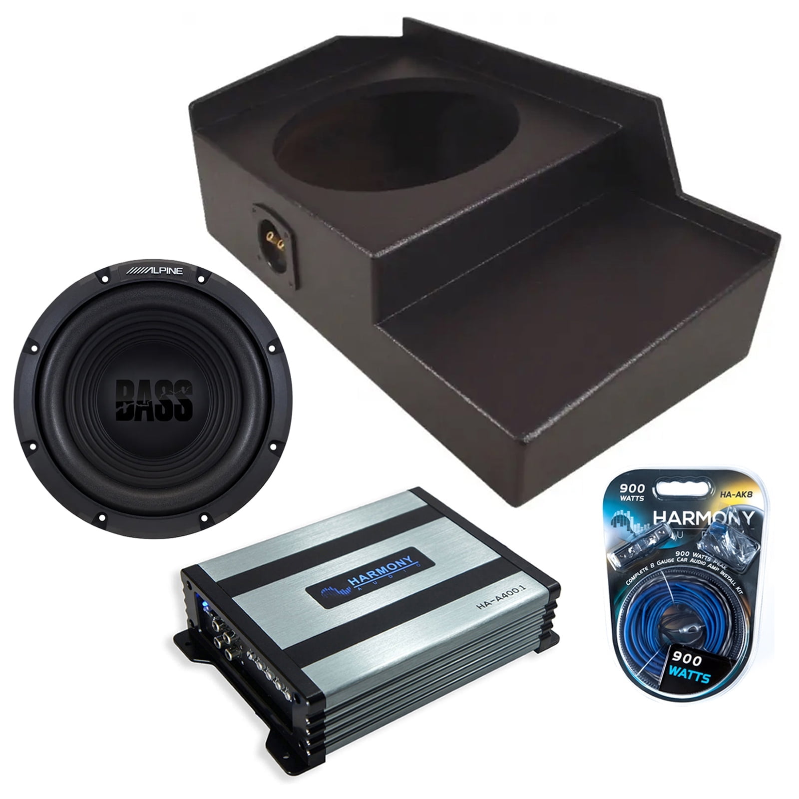 Harmony Audio Alpine fits 99-06 Chevy Silverado Ext Cab W12S4 Single 12 ...