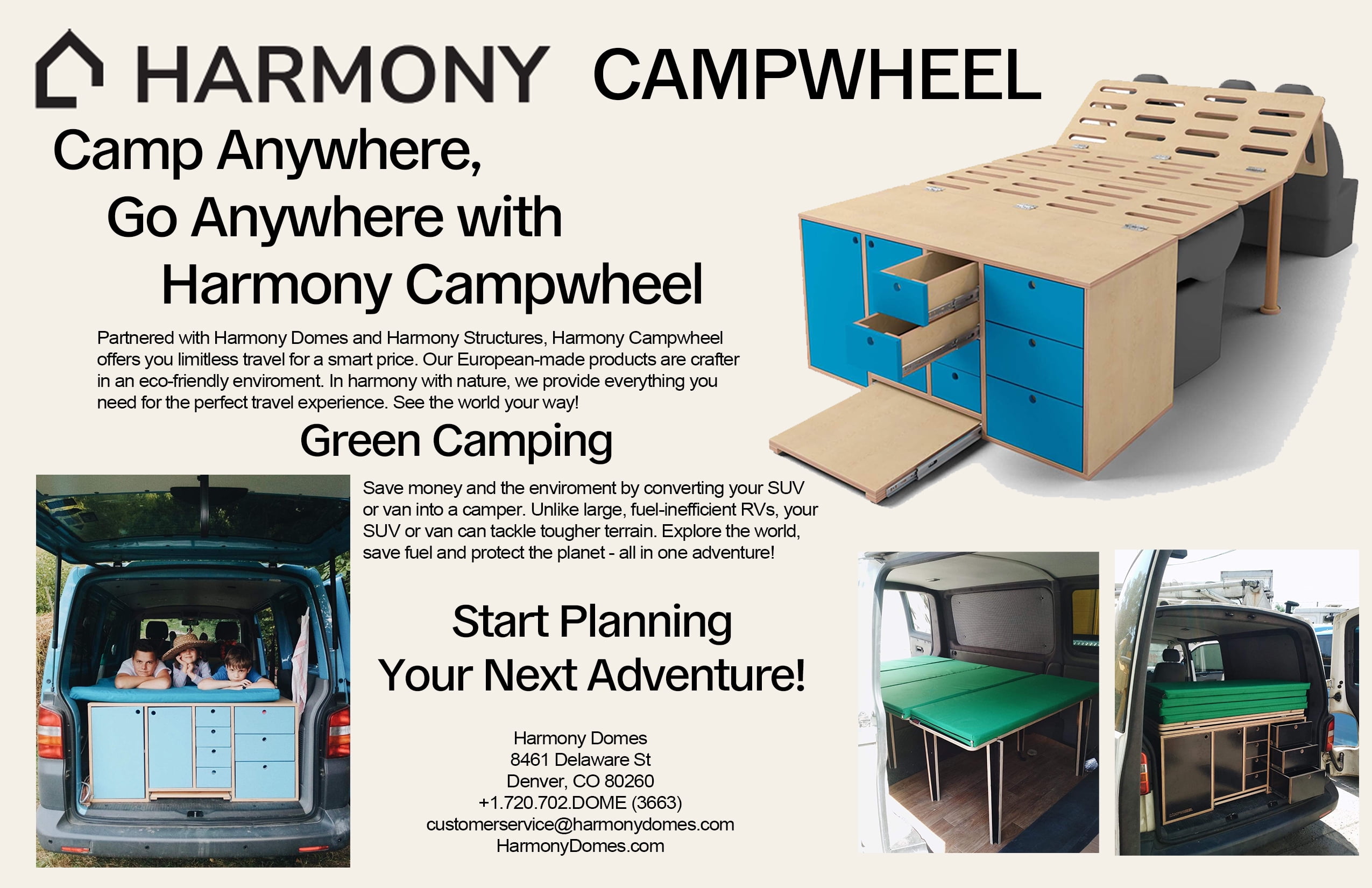 Harmony Campwheel - Van Life Conversion Kit | Ultimate DIY Camper Van ...