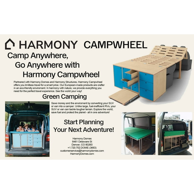 Harmony Campwheel - Van Life Conversion Kit | Ultimate DIY Camper Van ...