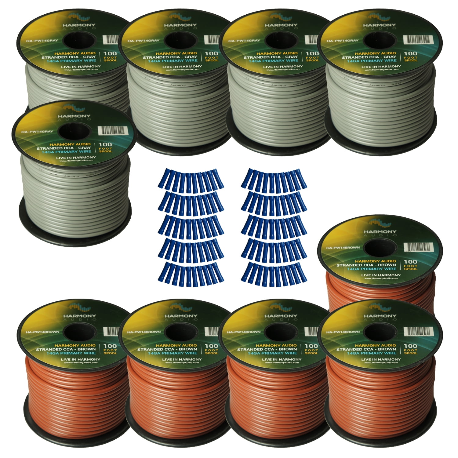 Harmony Car Primary 14 Gauge Power or Ground Wire 1000 Feet 10 Rolls ...