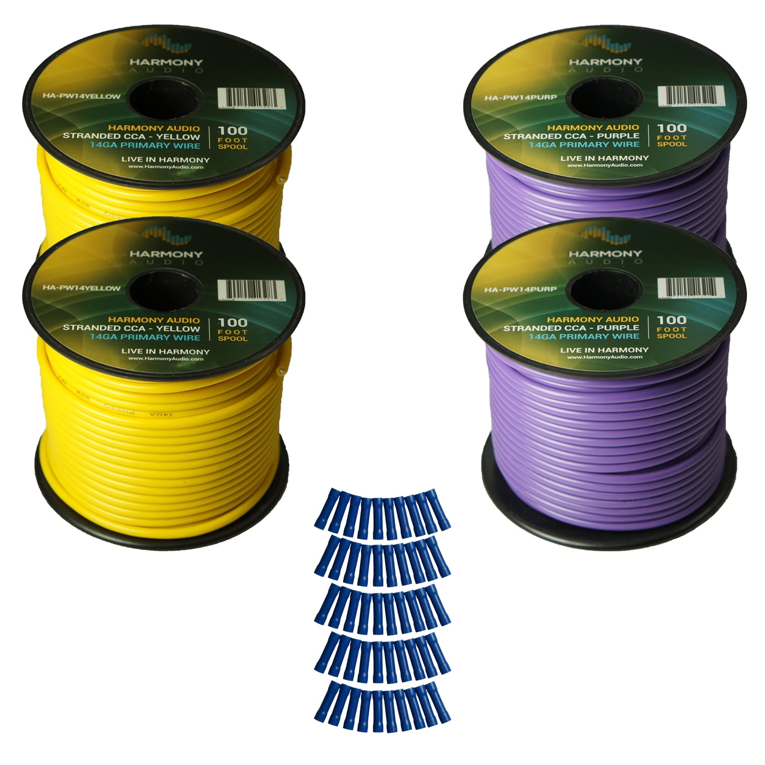 Harmony Car Primary 14 Gauge Power or Ground Wire 400 Feet 4 Rolls ...