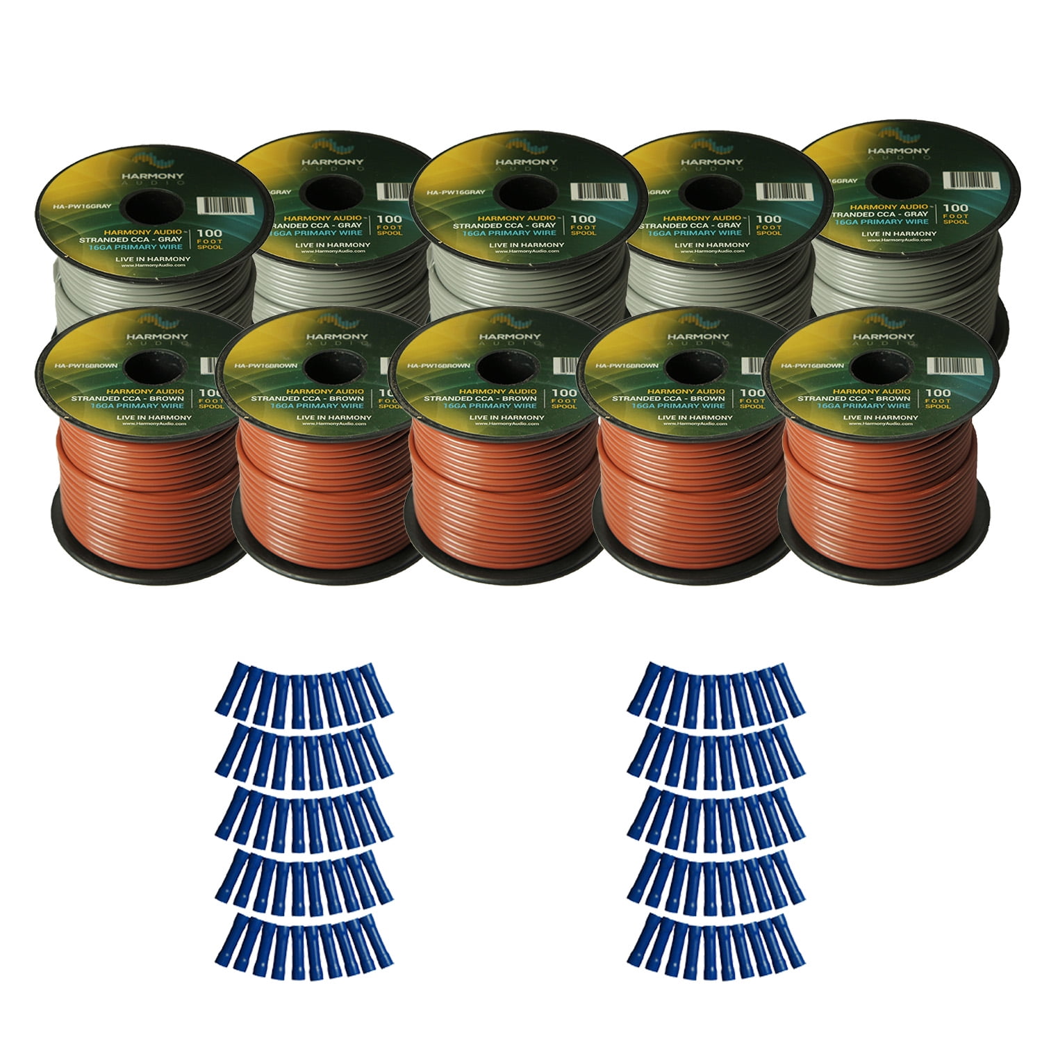 Harmony Car Primary 16 Gauge Power or Ground Wire 1000 Feet 10 Rolls ...