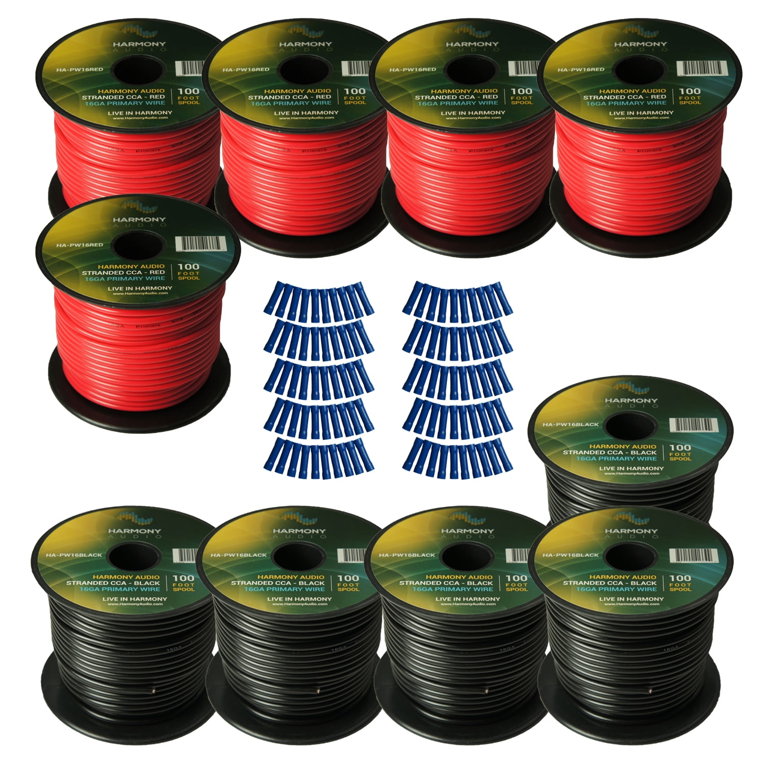 Harmony Car Primary 16 Gauge Power or Ground Wire 1000 Feet 10 Rolls ...