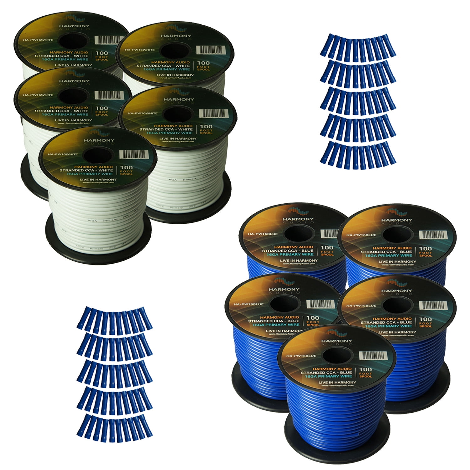 Harmony Car Primary 16 Gauge Power or Ground Wire 1000 Feet 10 Rolls ...