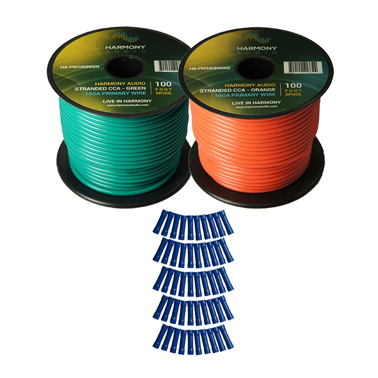 Harmony Car Primary 16 Gauge Power or Ground Wire 200 Feet 2 Rolls ...