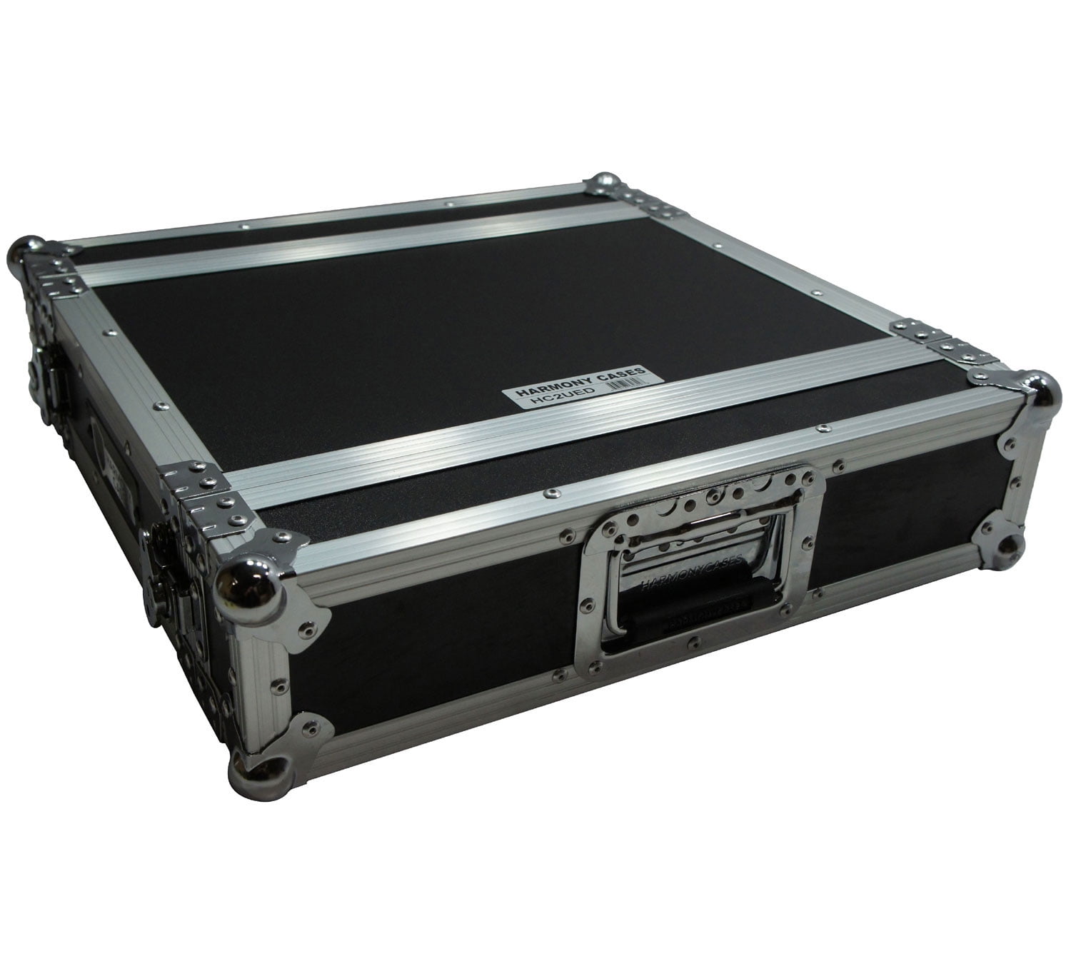 Harmony Cases HC2UED Pro DJ Flight 2U FX Effect 16" Depth Road Vertical ...