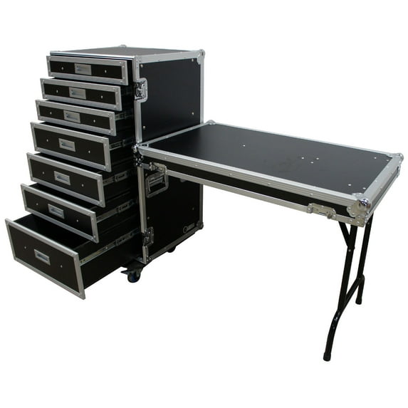 Harmony Cases Portable Rolling 7 Drawer Production Vendor Show Work ...