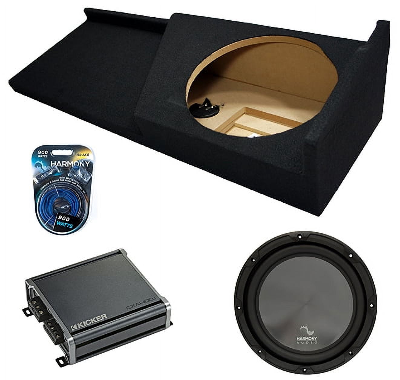 Harmony Chevy Silverado 07-13 HA-R124 12" Sub, 46CXA4001 800W Amp & Sub ...