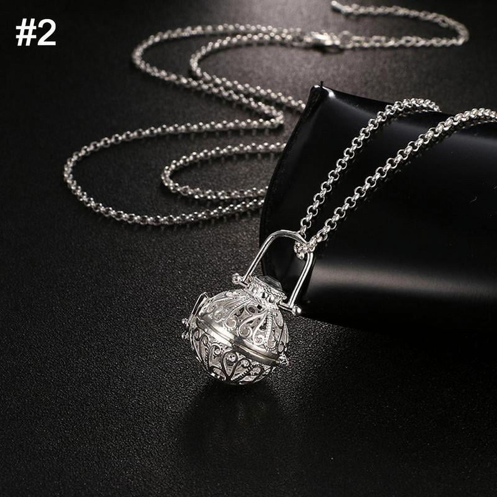 Harmony Chime Ball Musical Sound Locket Angel Caller Necklace Pendant ...